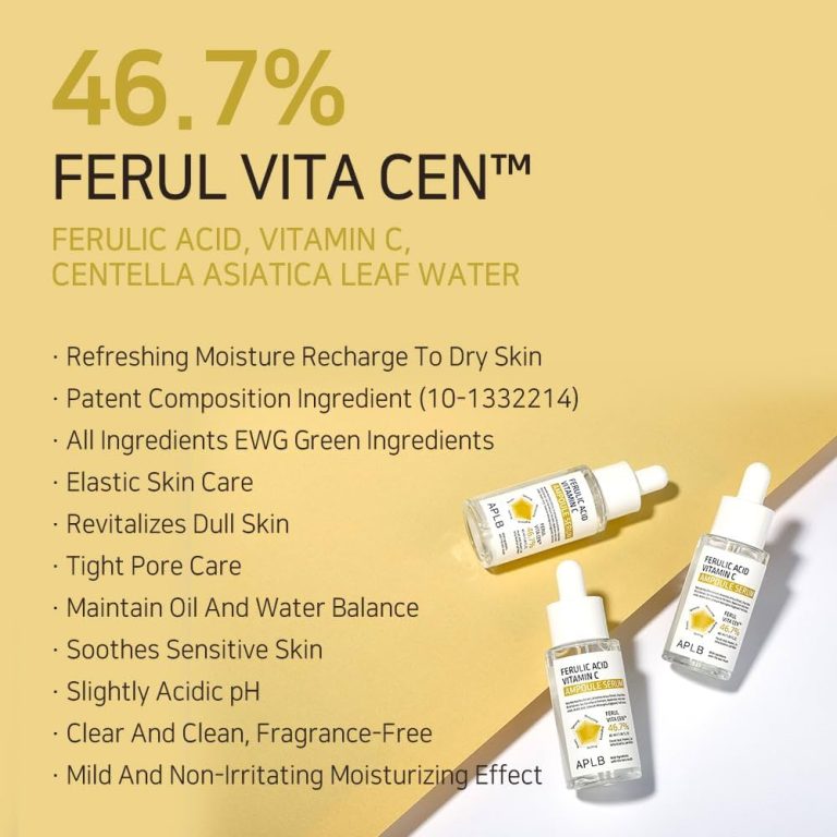 APLB Ferulic Acid Vitamin C Ampoule Serum | FERUL VITA CEN™ 46.7% 1.35 ...